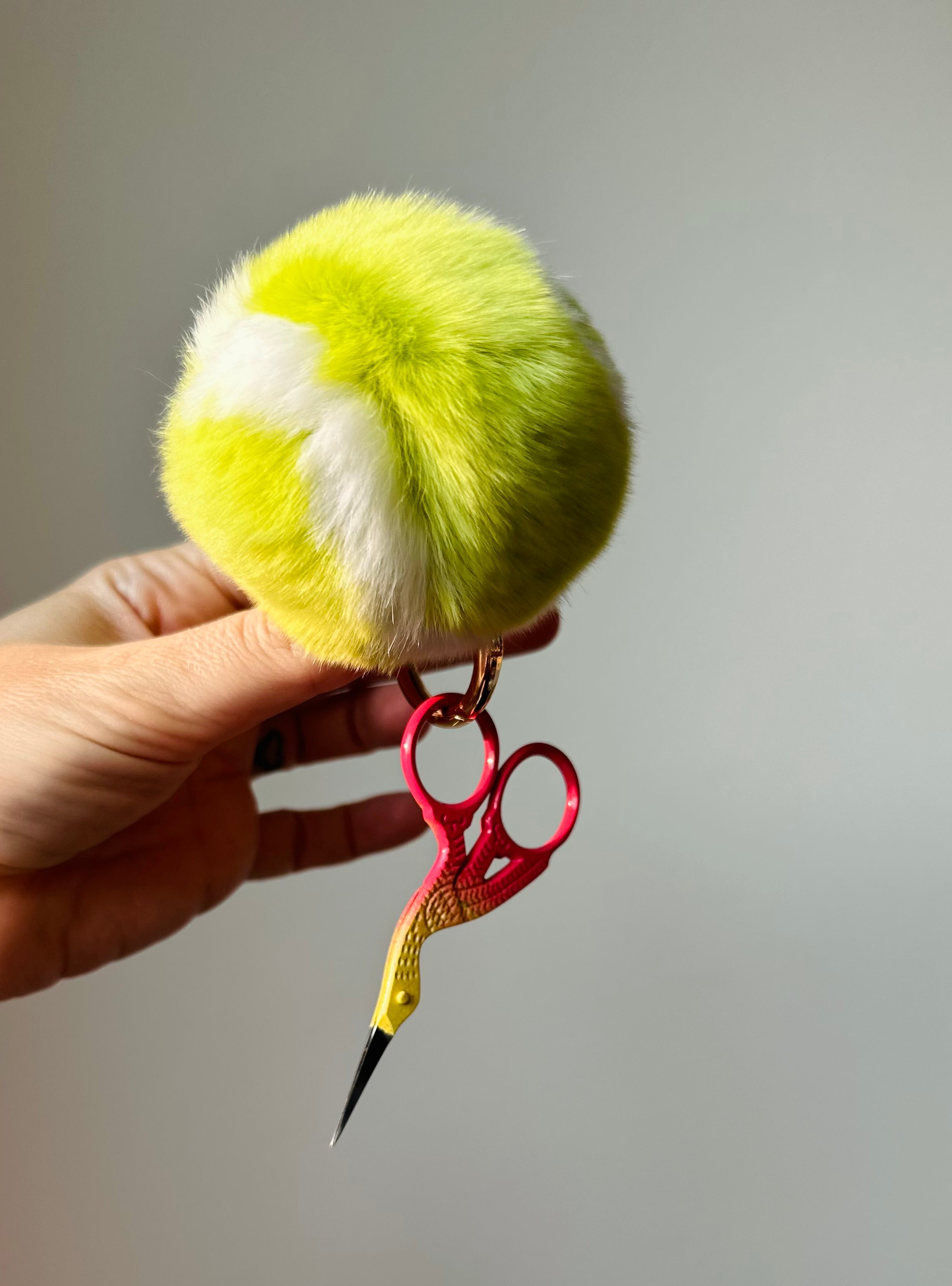 Tennis Ball Scissor Floof – Mason House Needlepoint