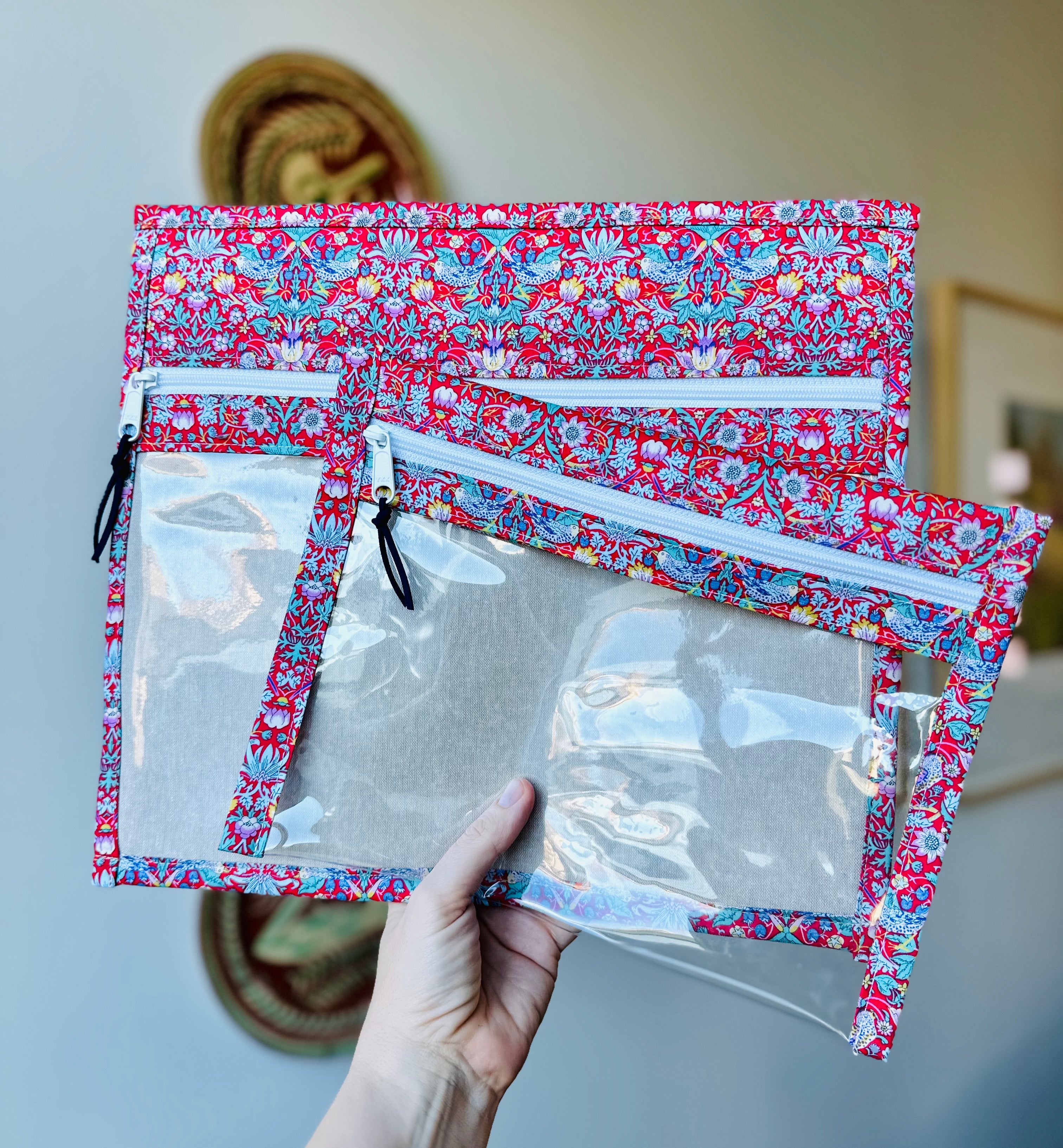 Strawberry Thief Wiplock – Mason House Needlepoint